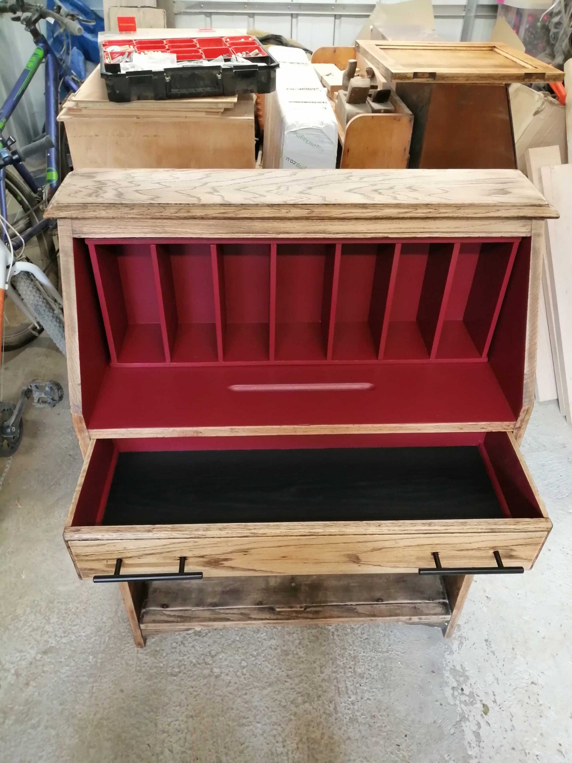 Bureau desk upcycle - Upcycling ideas - Woodwork Matters