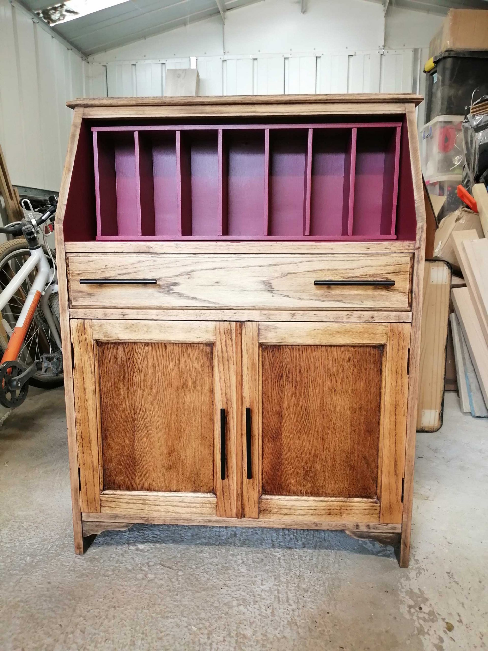 Bureau desk upcycle - Upcycling ideas - Woodwork Matters