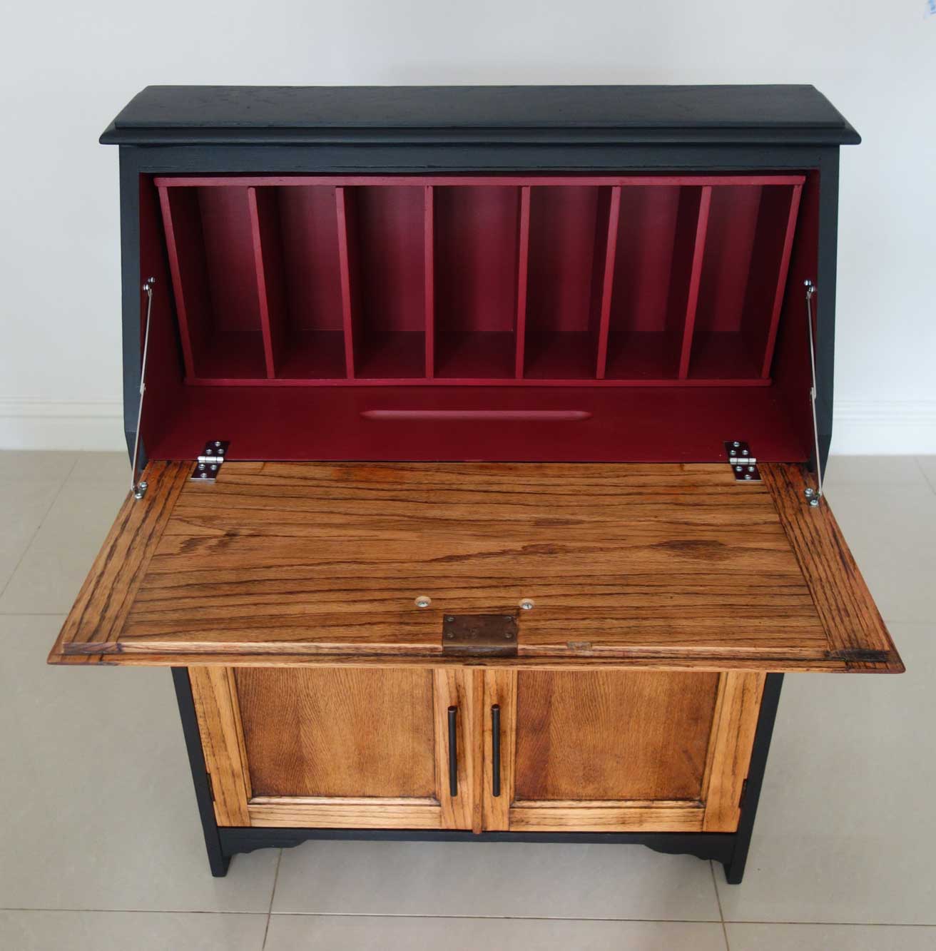 Bureau desk upcycle - Upcycling ideas - Woodwork Matters